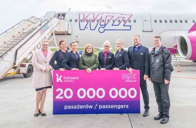 Wizz Air przewiózł 20 mln pasażerów z Katowice Airport - Rynek Lotniczy