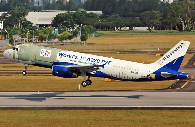 Pierwszy lot techniczny samolotu cargo A320P2F (zdjęcia) - Rynek Lotniczy