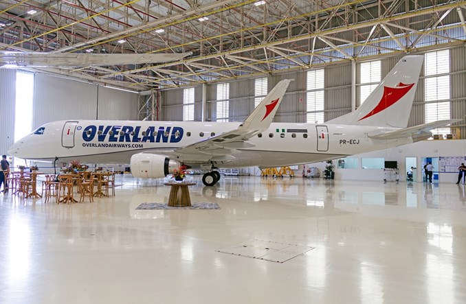 Overland Airways odebrały pierwszego embraera E175 - Rynek Lotniczy