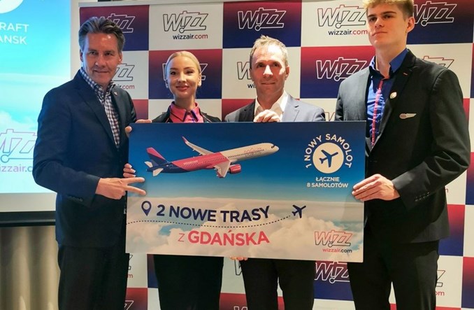Gdańsk: Ósmy samolot Wizz Air w bazie i dwie nowe trasy - Rynek Lotniczy