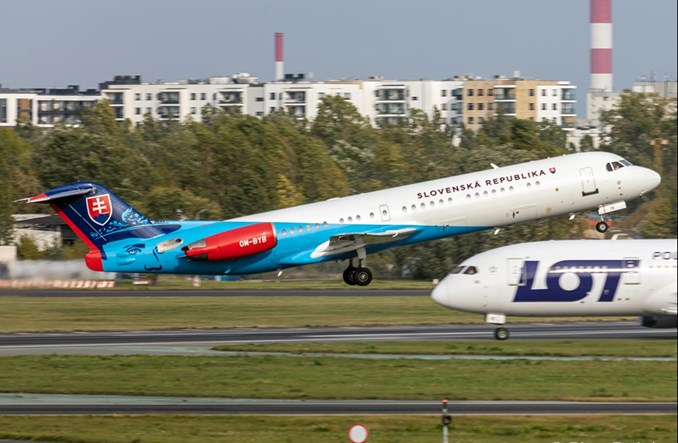 Słowacja zastępuje fokkery F100 bombardierami Global 5000 - Rynek Lotniczy